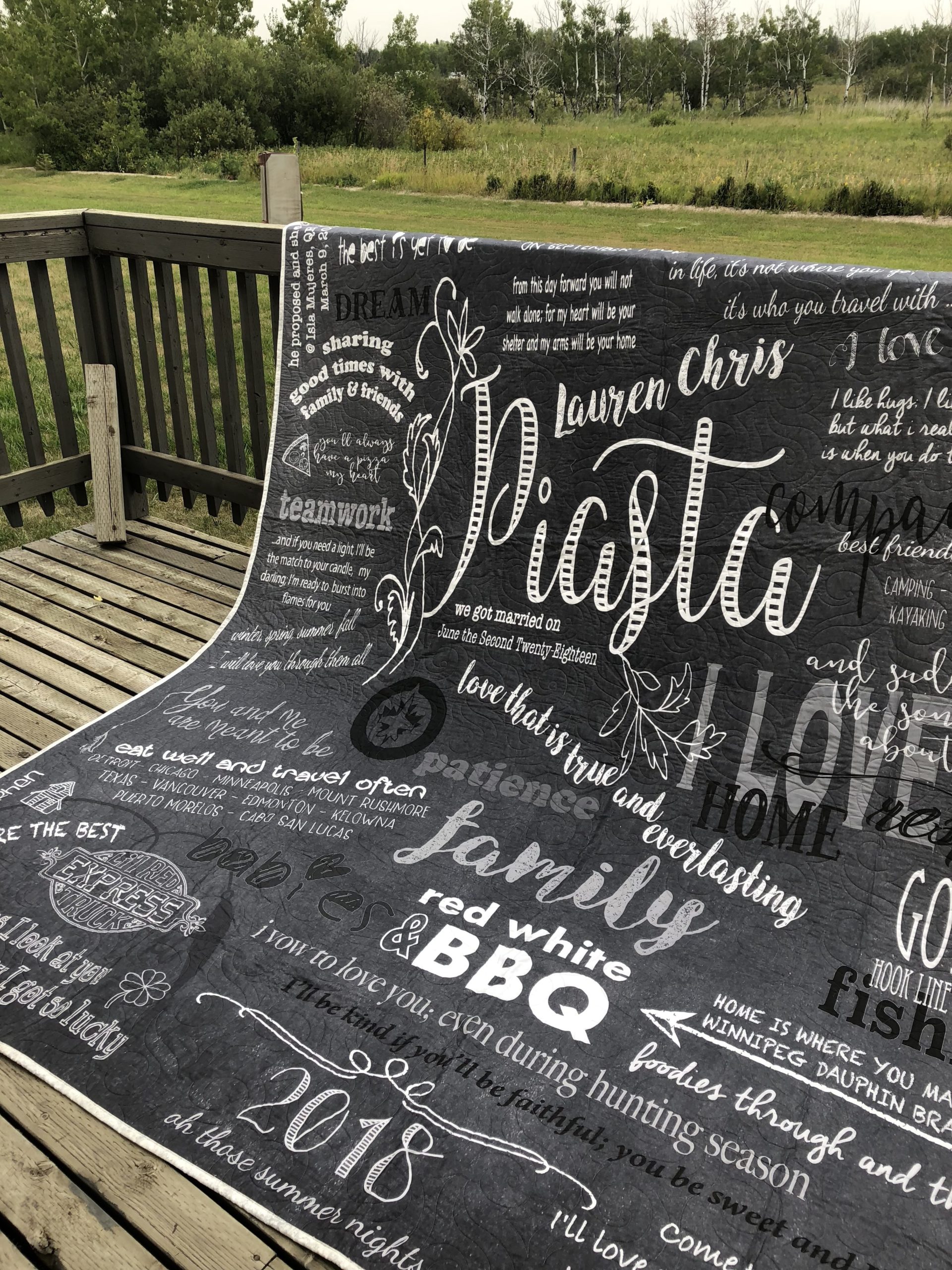 We had a Wedding … – Dewpoint Arts – Dawn Piasta Quilt Artist