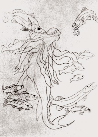 Waterhen Mermaid – Dewpoint Arts – Dawn Piasta Quilt Artist