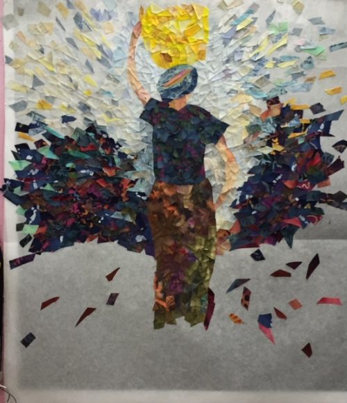 She Brings Them Water – Dewpoint Arts – Dawn Piasta Quilt Artist