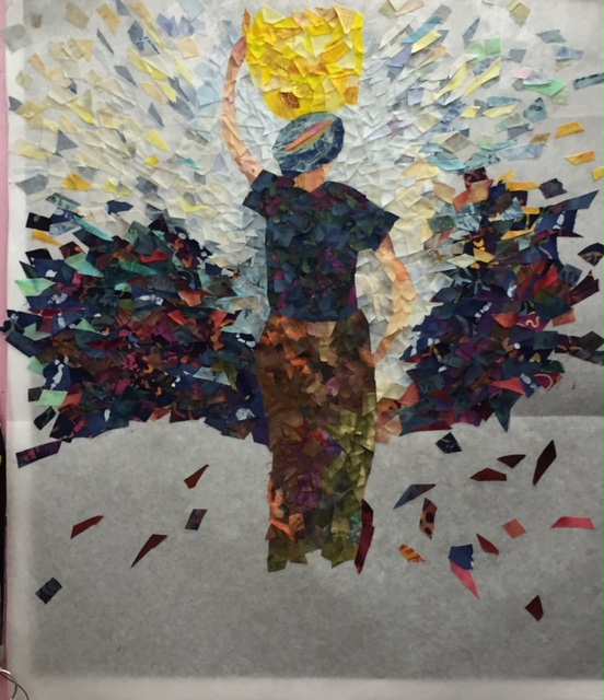 She Brings Them Water – Dewpoint Arts – Dawn Piasta Quilt Artist