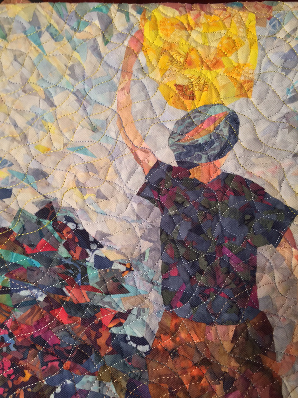 She Brings Them Water – Dewpoint Arts – Dawn Piasta Quilt Artist
