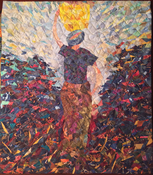 She Brings Them Water – Dewpoint Arts – Dawn Piasta Quilt Artist